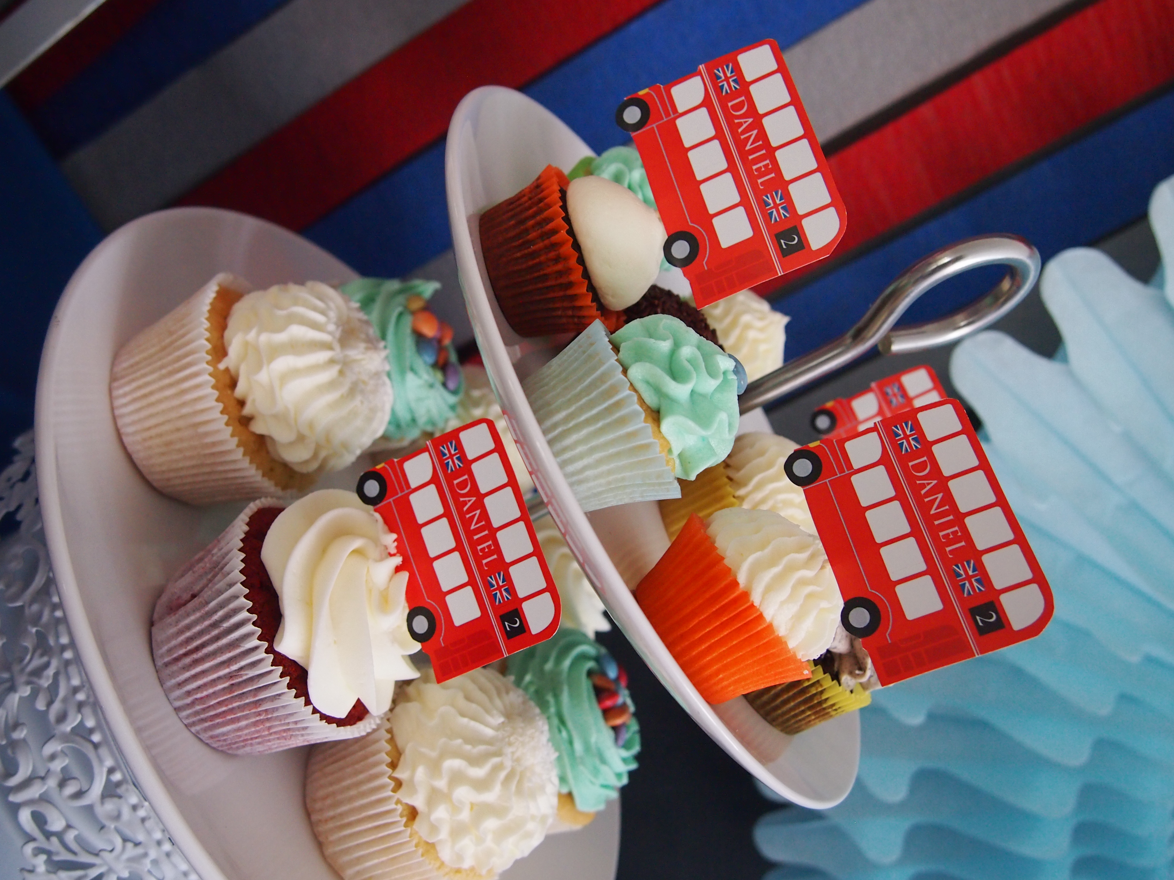 Red And Blue London Bus Birthday - Birthday Party Ideas for Kids